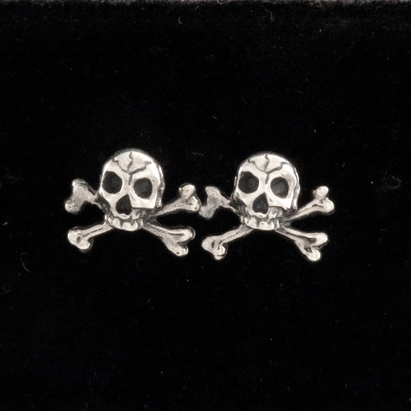 Royal Empire Jewelry Skull & Crossbones Studs - Royal Empire Jewelry